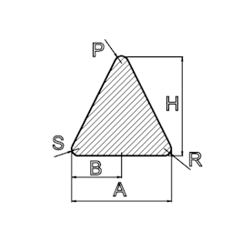 Silicone stootprofiel BxH: 9x30 mm | Technirub